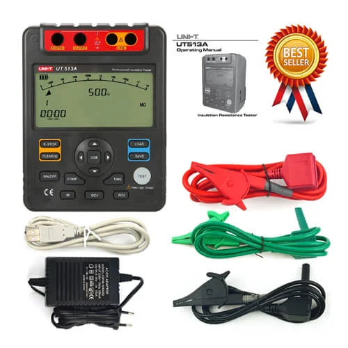 UNI-T UT513A Insulation Resistance Tester [Megger] | linelifebd
