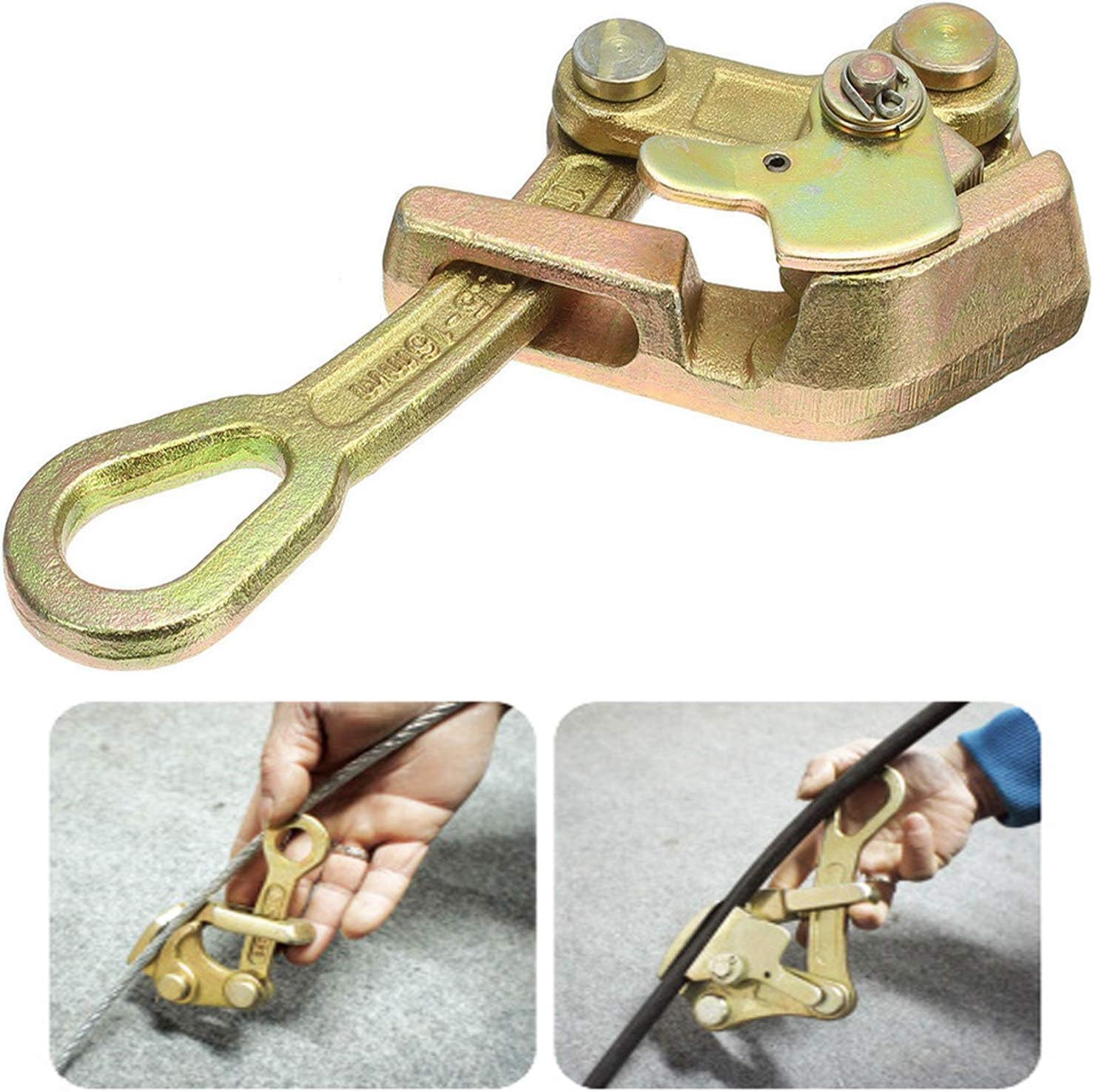 Mr.EV Cable Grip Wire Gripper Steel Cable Puller Tool for Wire Rope ...